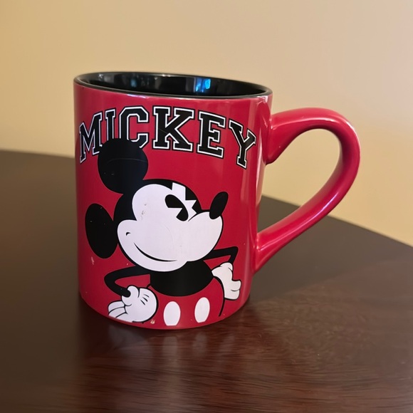 Disney | Dining | Disney Mickey Mouse Mug Red And Black | Poshmark